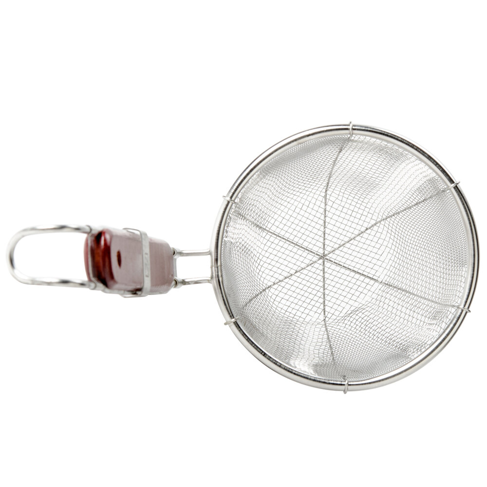 5 1/2" x 5 1/2" Stainless Steel Pasta Strainer/Blanching Basket with ...