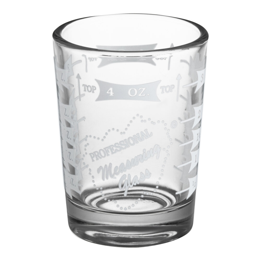 Libbey 5134/1124N 4 oz. Clear Professional Measuring Glass