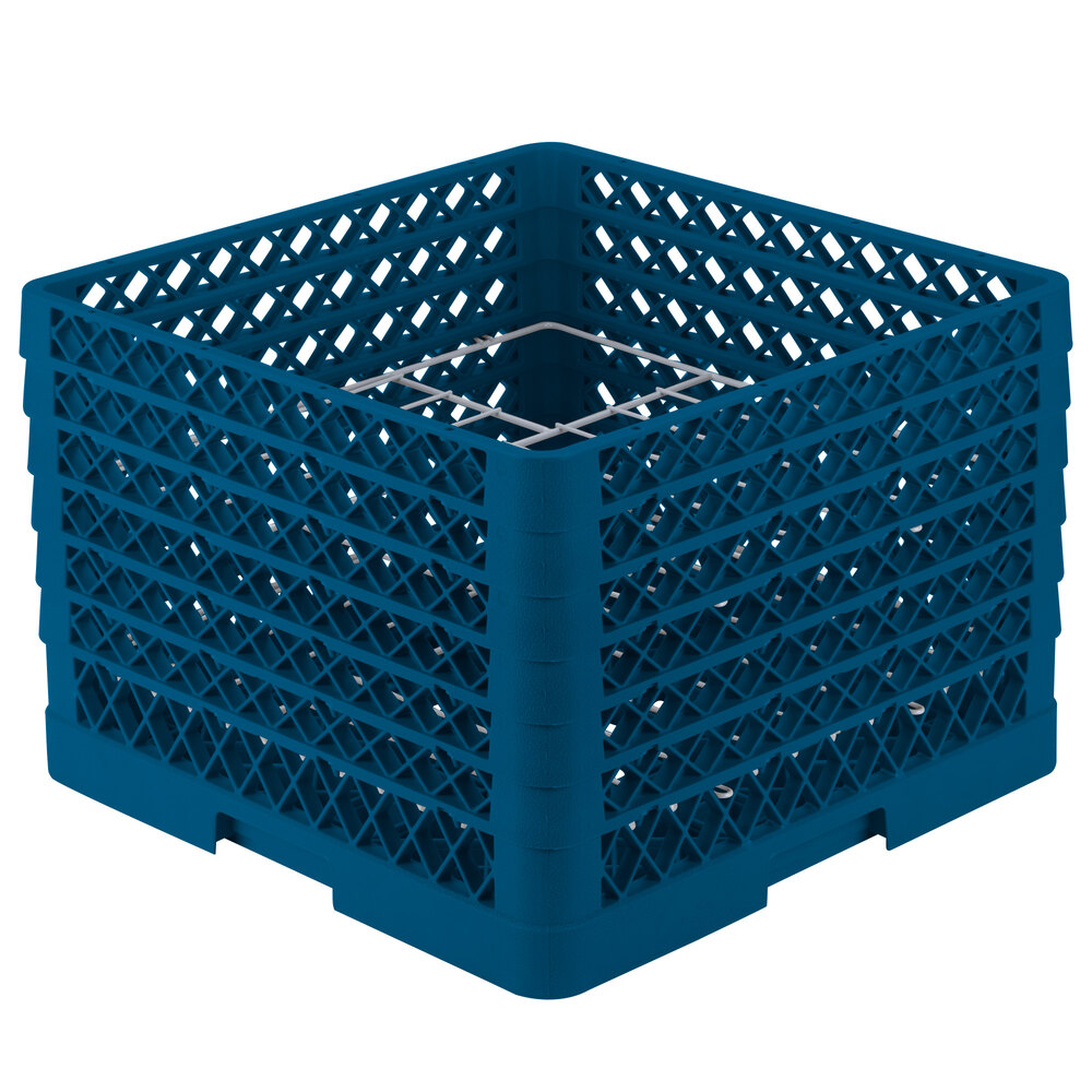 Vollrath PM1211-6 Traex® Plate Crate Royal Blue 12 Compartment Plate ...