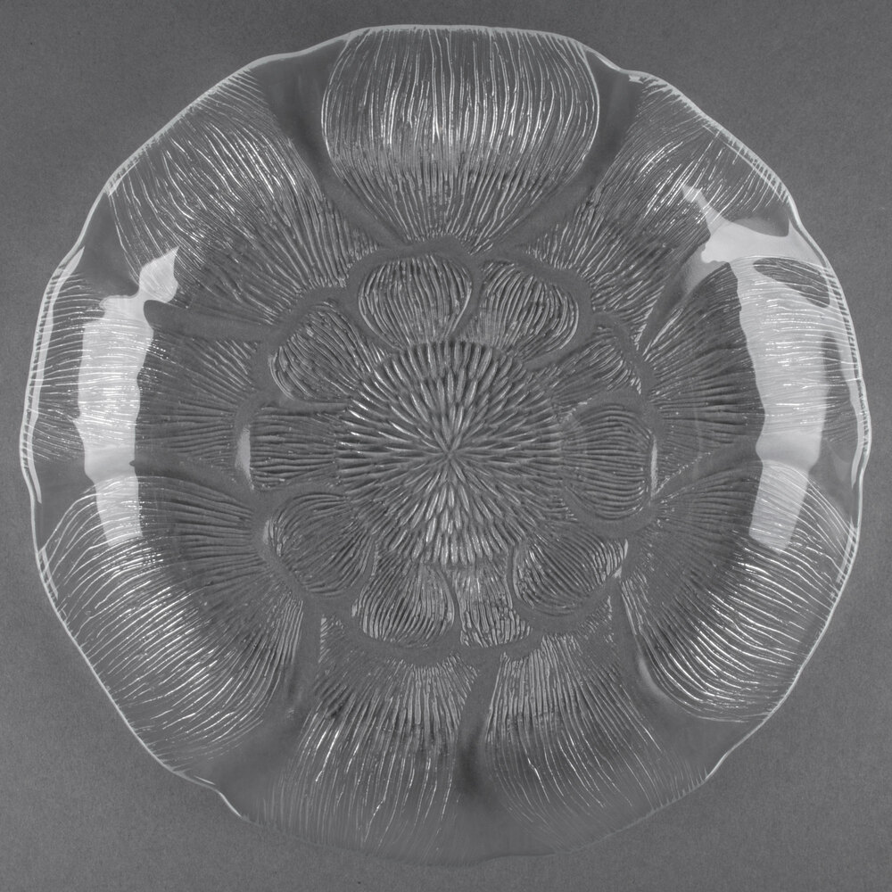 Arcoroc J0856 9" Fleur Dinner Plate by Arc Cardinal - 36/Case