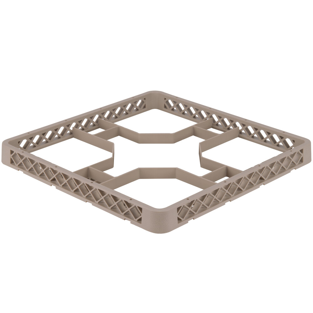 Vollrath TRK-32 Traex® Full-Size Beige 5 Compartment Glass Rack Extender