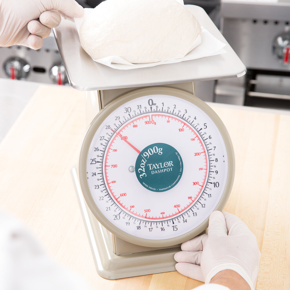 Taylor THD32D 32 oz. Heavy Duty Mechanical Portion Scale with Dashpot