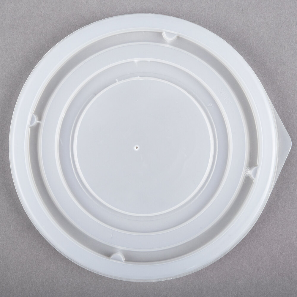 Dinex DX21359000 Translucent Disposable Lid for Aladdin 8 oz. Bowl ...