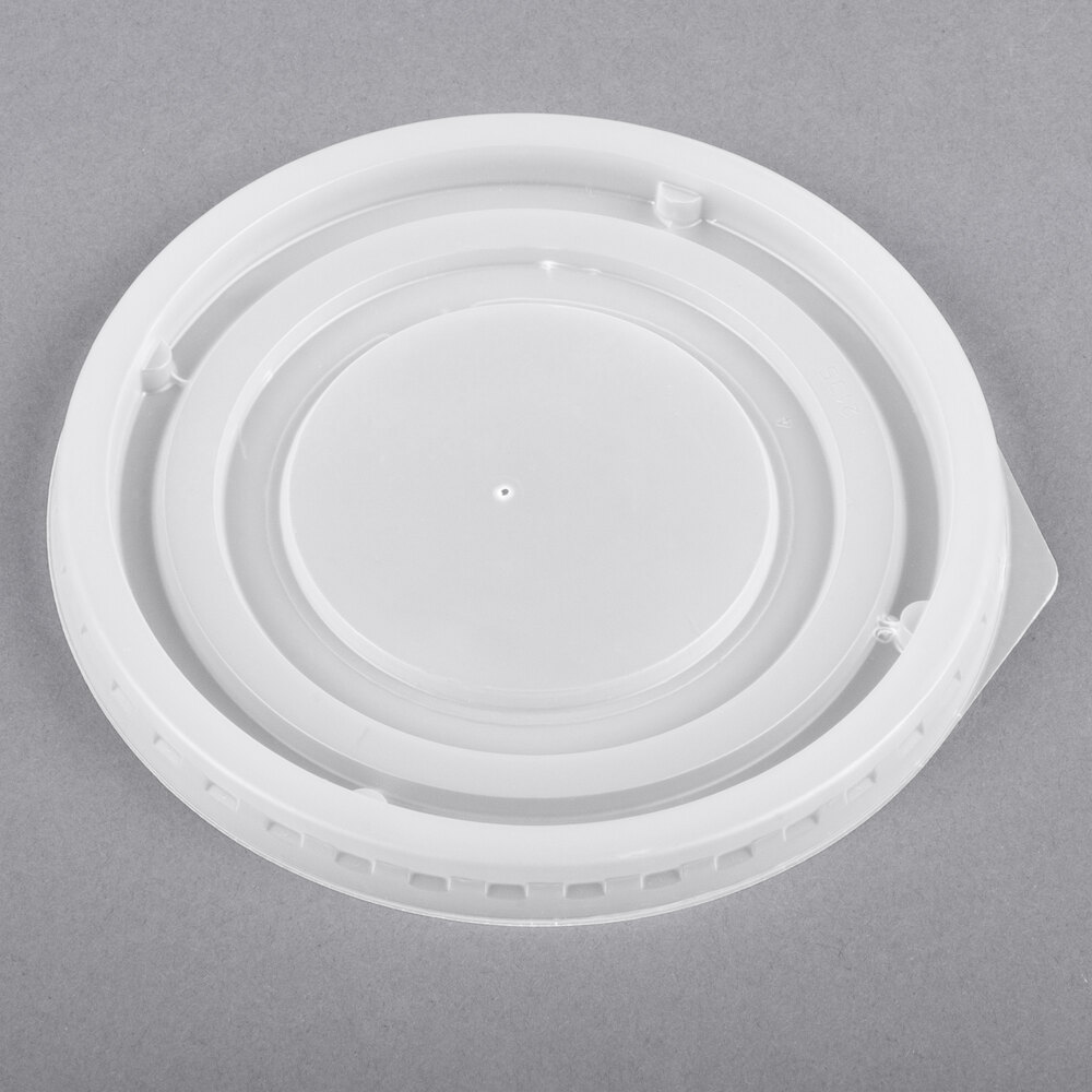 Dinex DX21359000 Translucent Disposable Lid for Aladdin 8 oz. Bowl ...