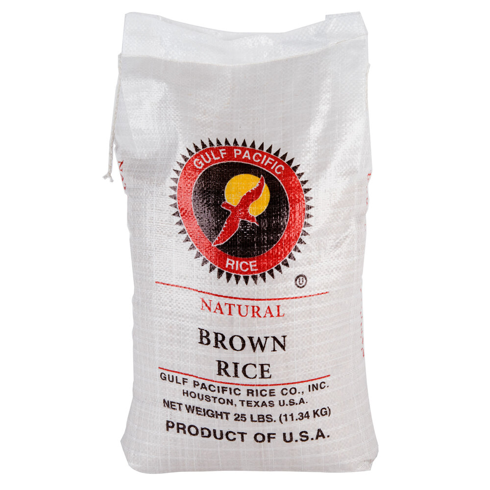 Gulf Pacific Natural Brown Rice - 25 lb.