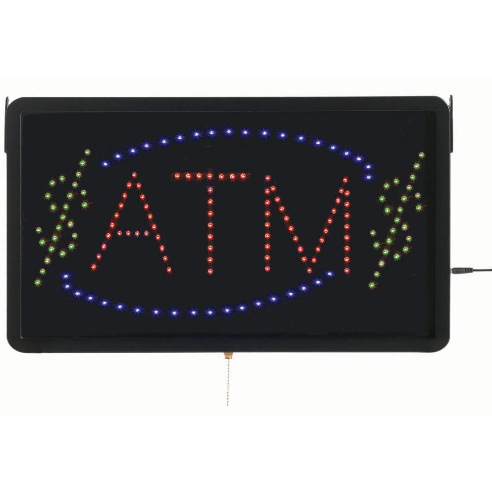 ATM Sign | Aarco ATM LED Sign with Border | ATM10L