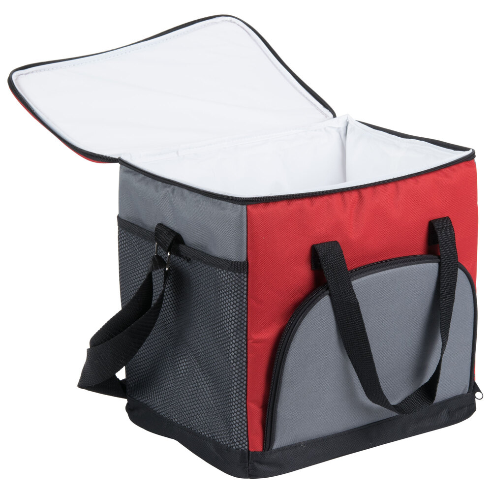 Insulated Cooler Bag, 12" x 9" x 11 1/2" - WebstaurantStore