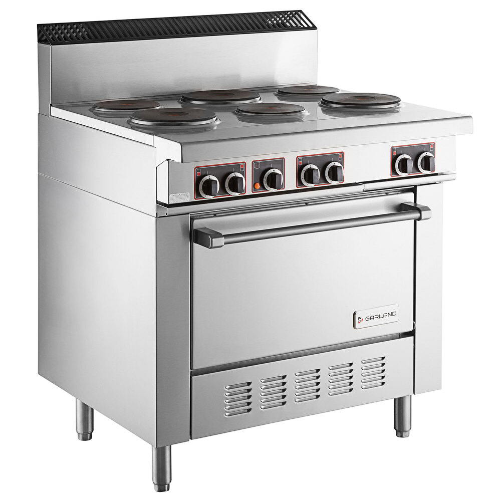 Garland SS686 Sentry Series 6 Sealed Burner Electric Restaurant Range ...