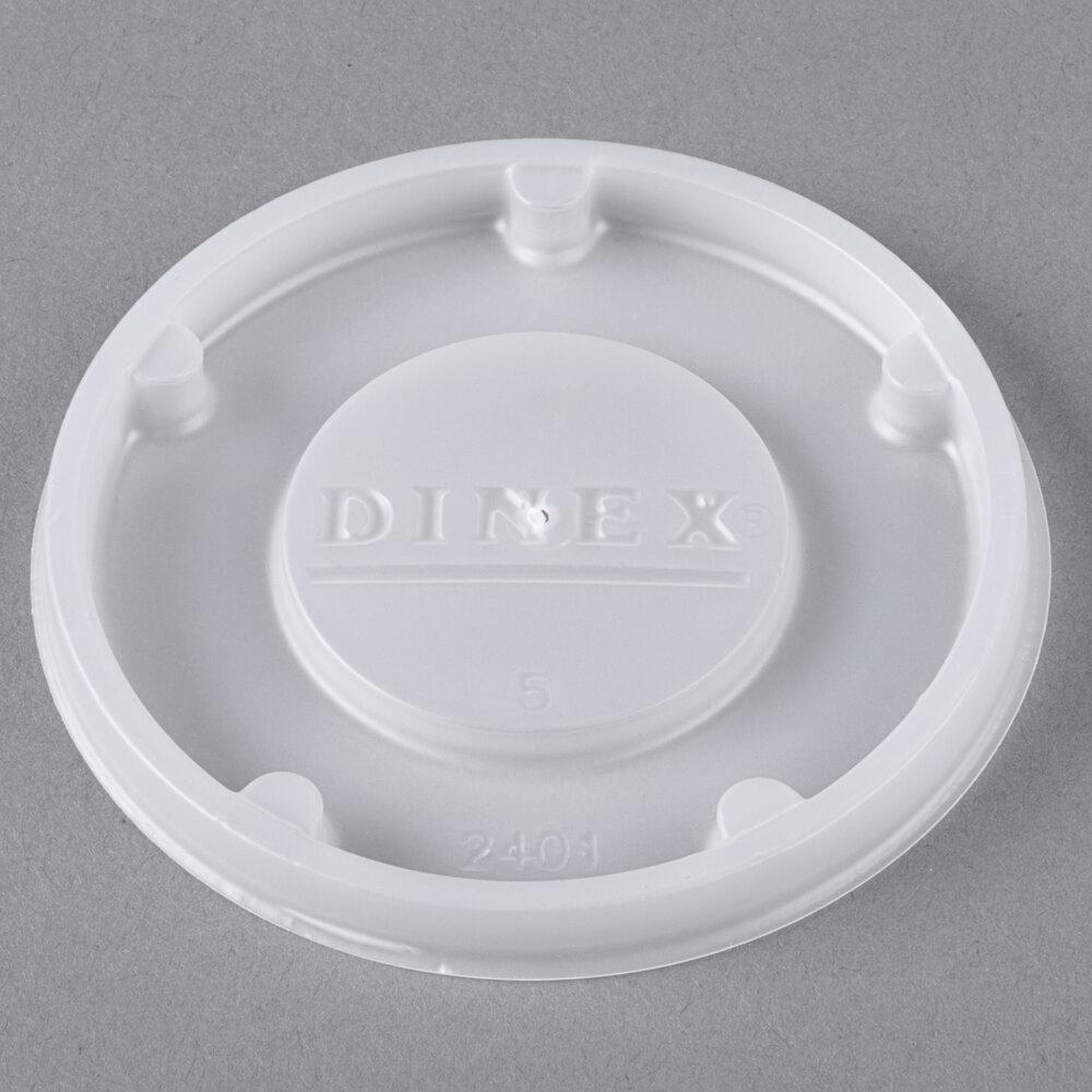Dinex DX24019000 Translucent Disposable Lid for Carlisle 5505 Pebble ...