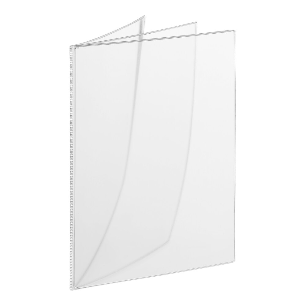 H. Risch, Inc. 8 1/2" x 11" Triple Panel Booklet / Six View Clear Heat ...