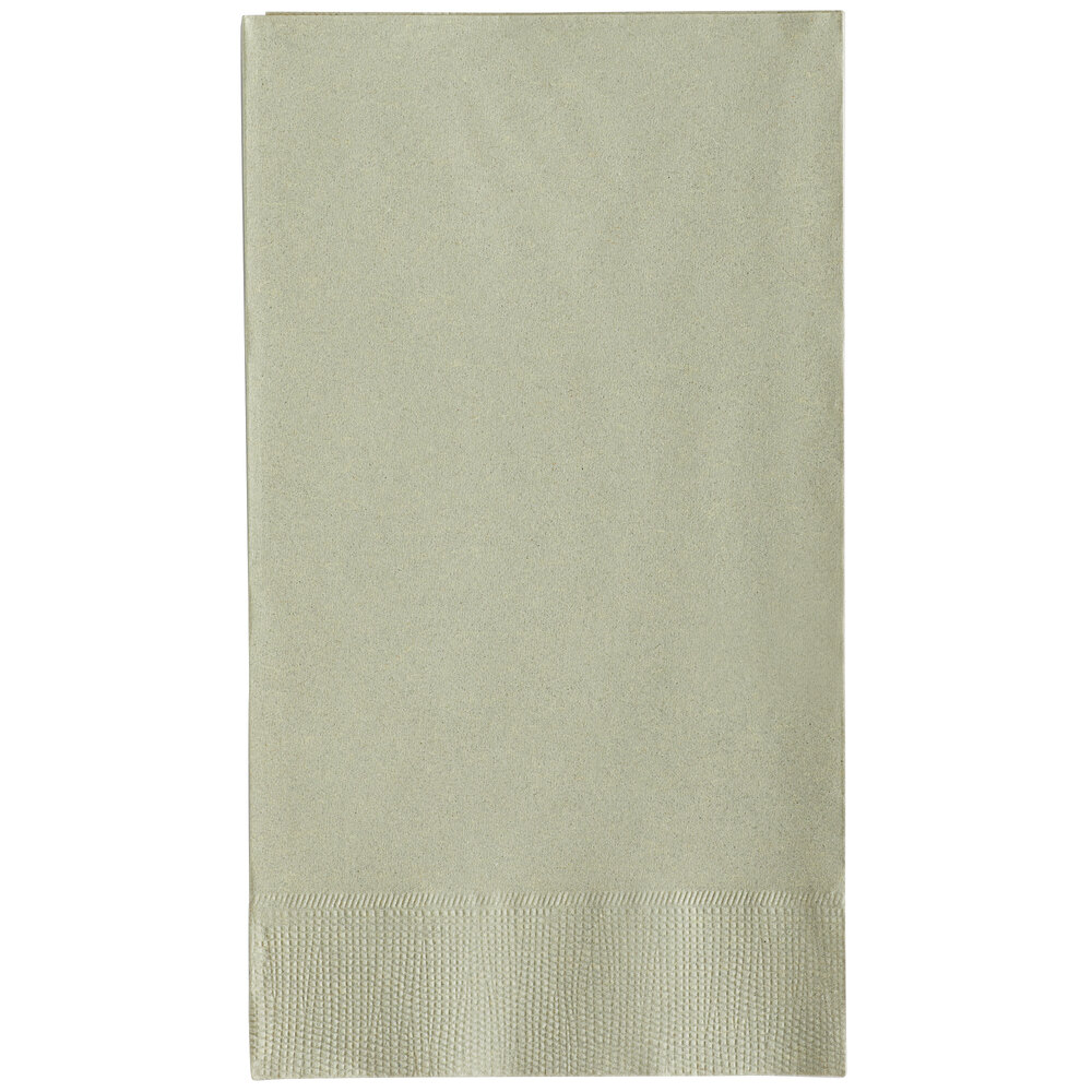 Sage Paper Dinner Napkin, Choice 2-Ply Customizable, 15" x 17" - 1000/Case