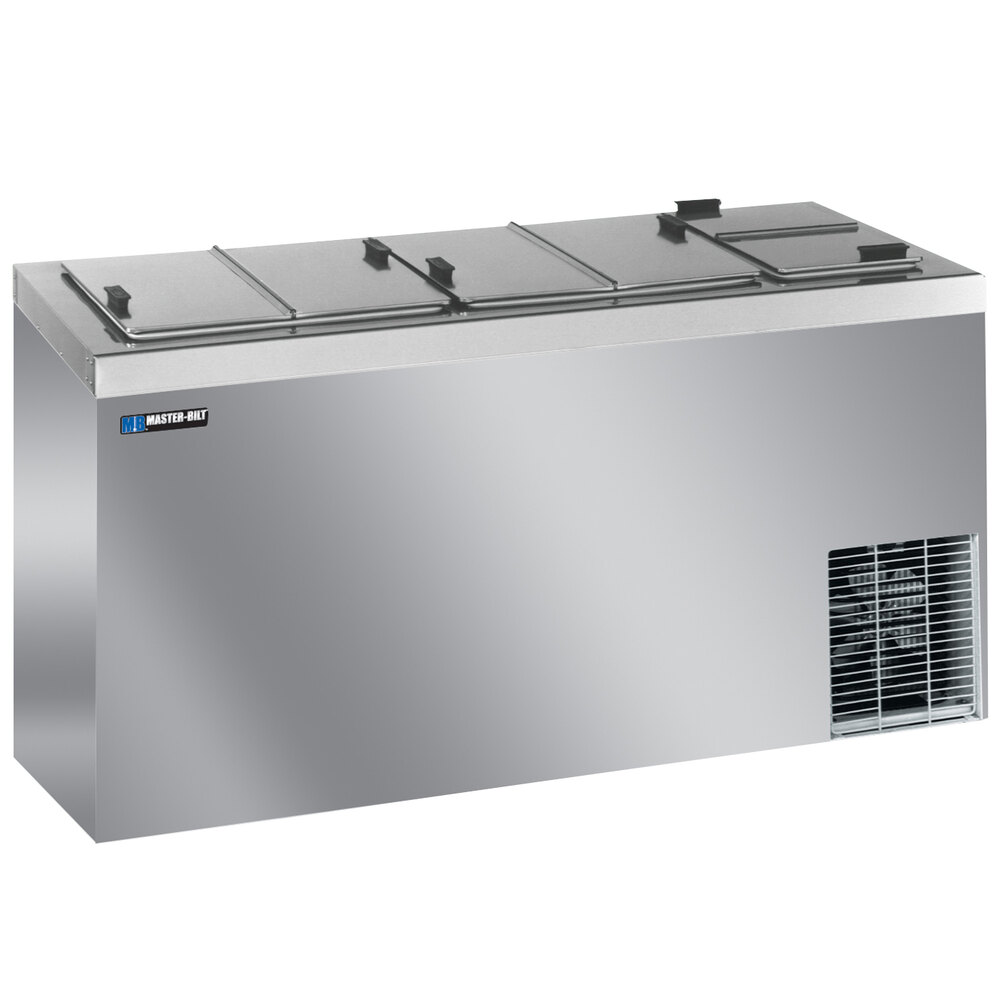 Master-Bilt DC-10DSE 67" Stainless Steel Flip Lid Ice Cream Dipping Cabinet