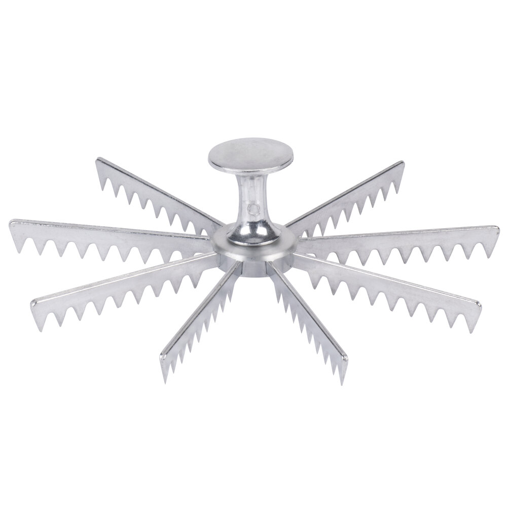 Thunder Group 9" Aluminum 9 Cut Pie and Cake Marker / Cutter