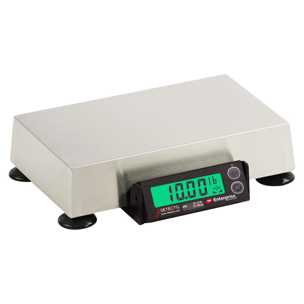 Cardinal Detecto APS8 15 lb. Point of Sale Scale with 6" x 10" Platform ...