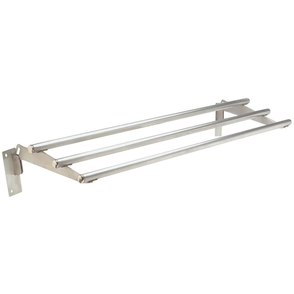 Advance Tabco TTR-4D Stainless Steel Tubular Tray Slide with Drop-Down ...