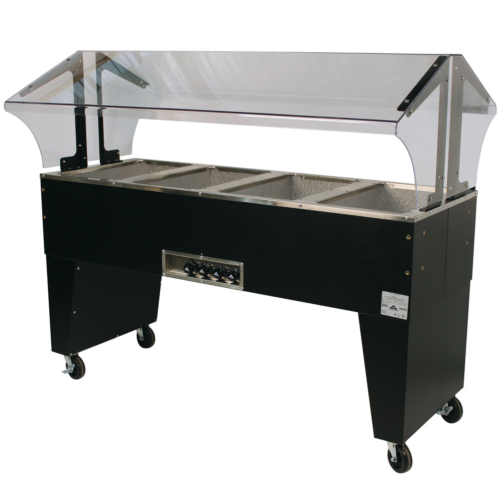 Advance Tabco B4-240-B Four Pan Everyday Buffet Hot Food Table with ...