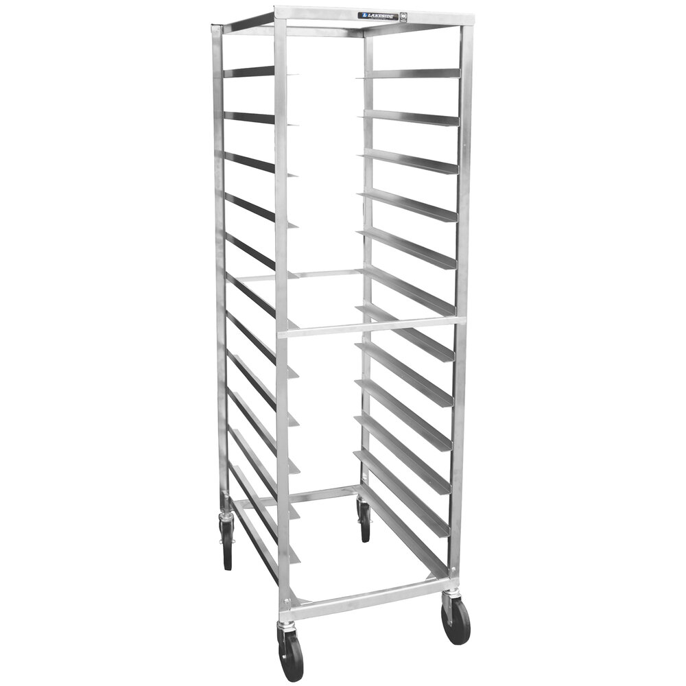 Lakeside 157 7 Pan End Load Stainless Steel Bun / Sheet Pan Rack ...