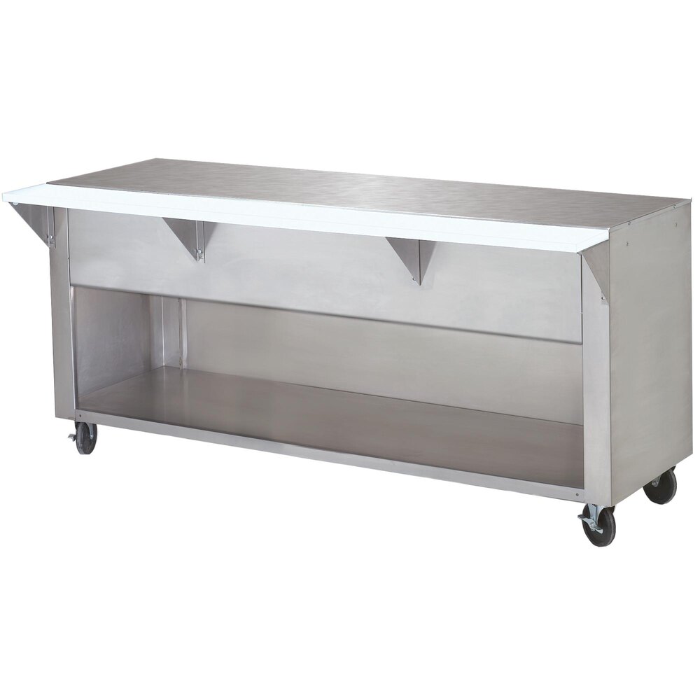 Advance Tabco STU-4-BS Solid Top Stainless Steel Food Table with ...