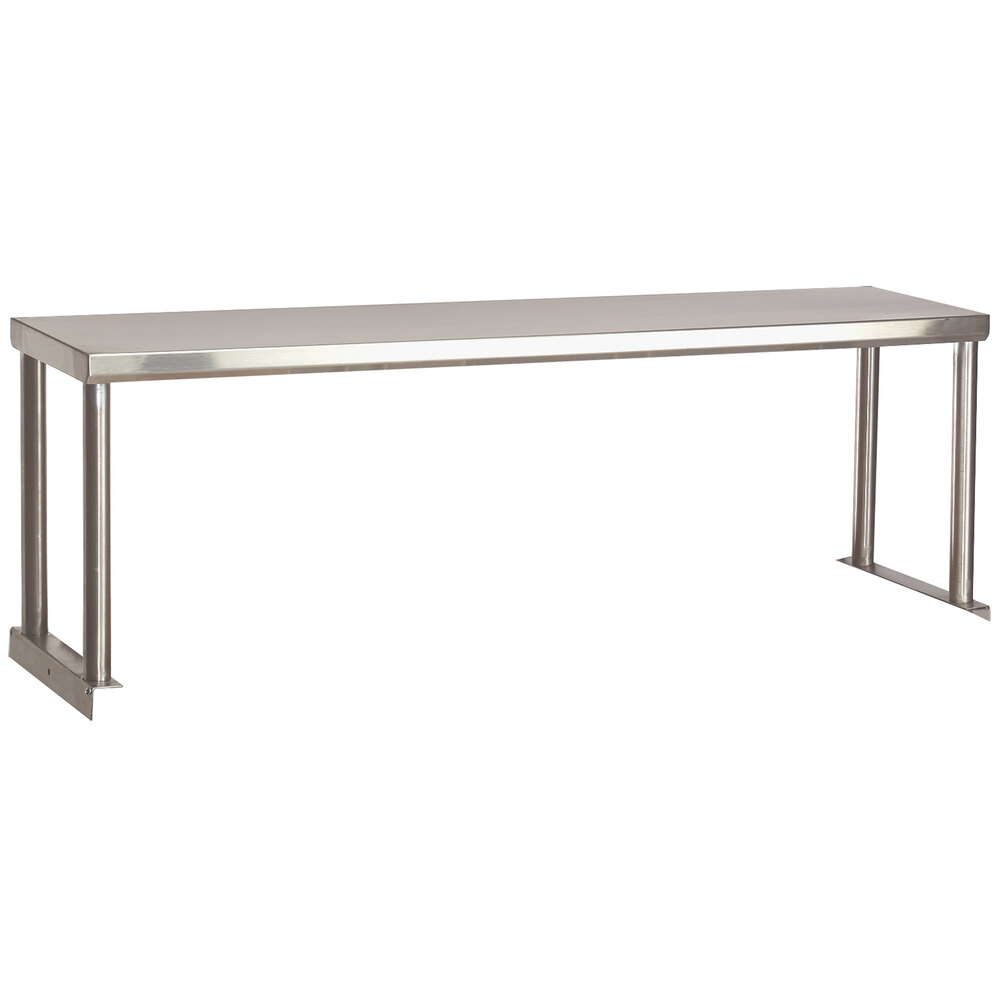 Advance Tabco STOS-5 Stainless Steel Single Overshelf - 12" x 77 3/4"