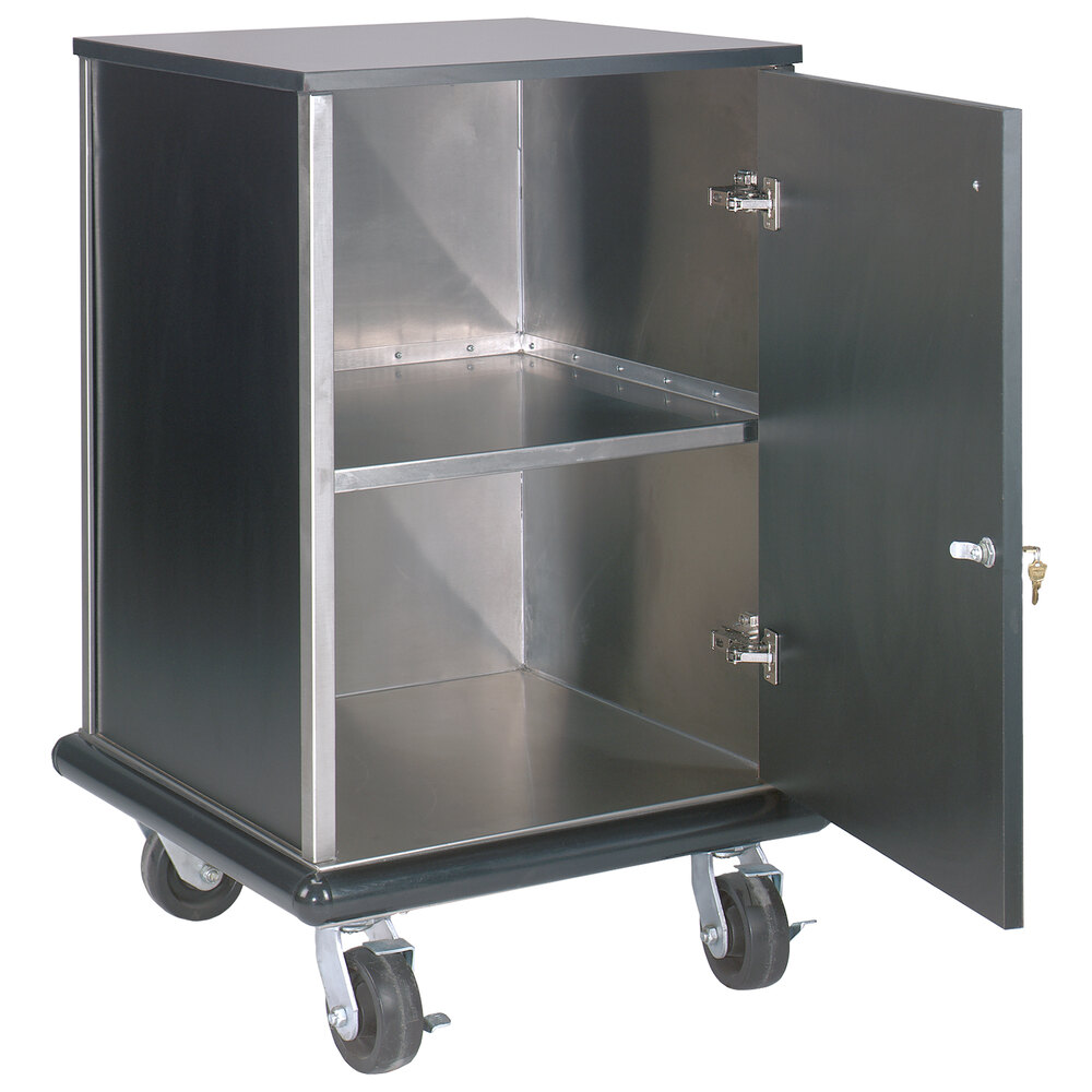 Advance Tabco AMD-2B Mobile Stainless Steel and Black Locking Cash ...