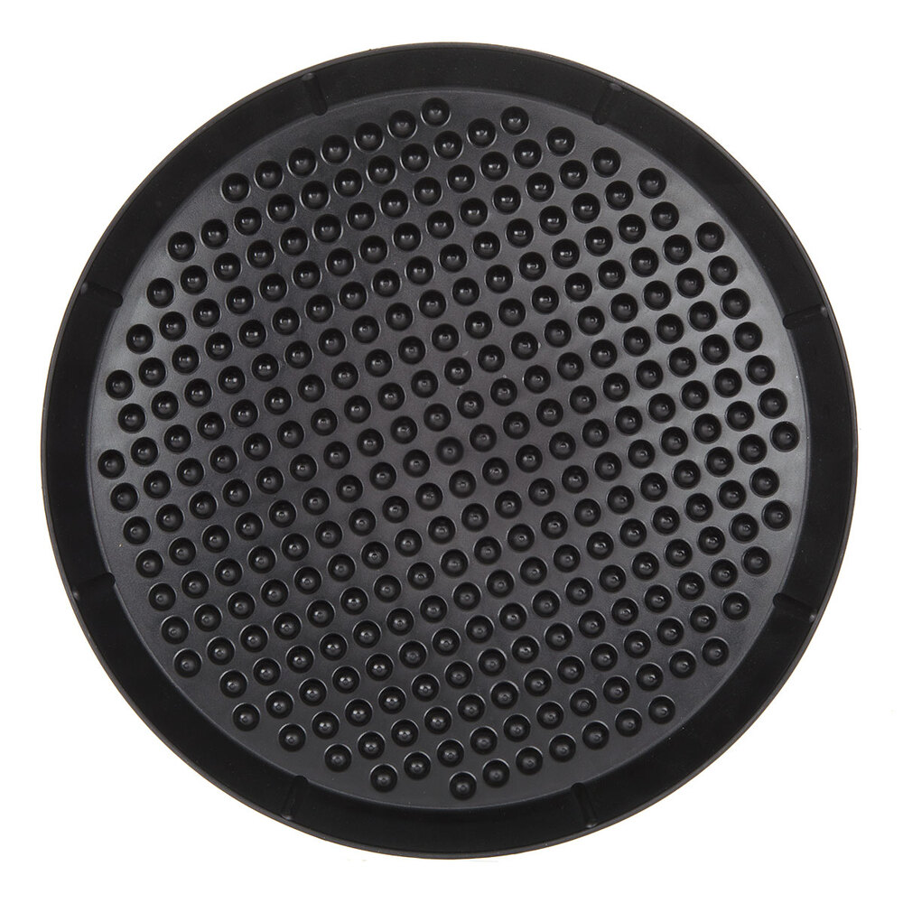 HS Inc. HS1031 14" Charcoal Polypropylene Pizza Pleezer Pizza Tray - 12 ...