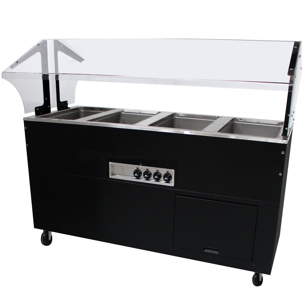 Advance Tabco BSW4-120-B-SB Enclosed Base Everyday Buffet Stainless ...