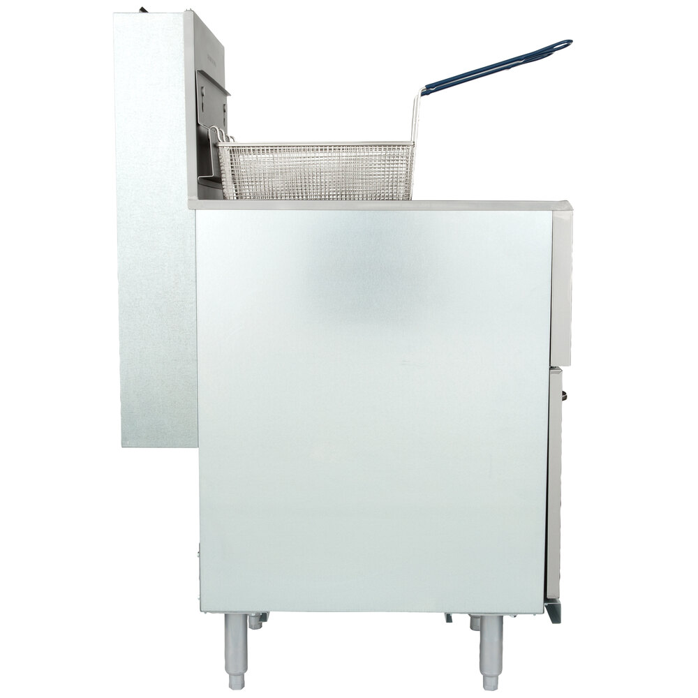 Pitco® 35C+S Liquid Propane 35-40 lb. Stainless Steel Floor Fryer