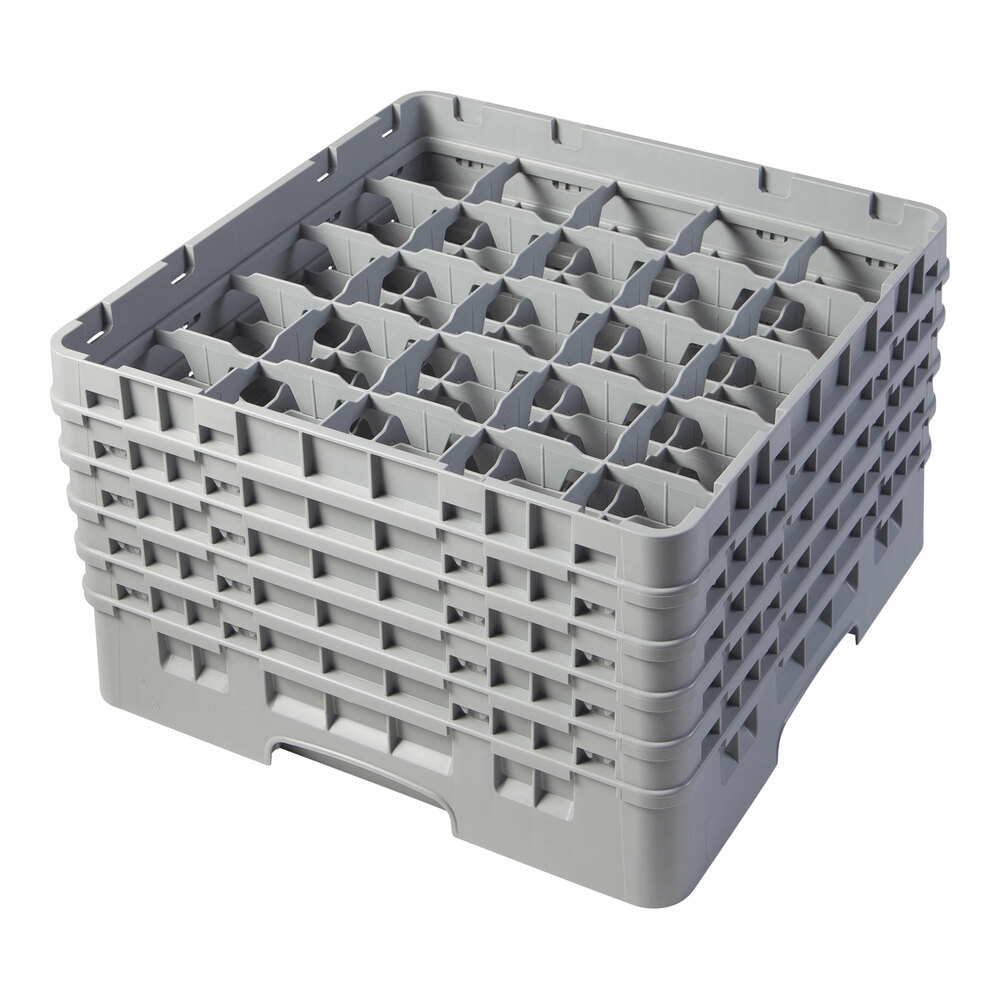 Cambro 25S958151 Camrack Customizable 10 1/8" High Soft Gray 25 ...