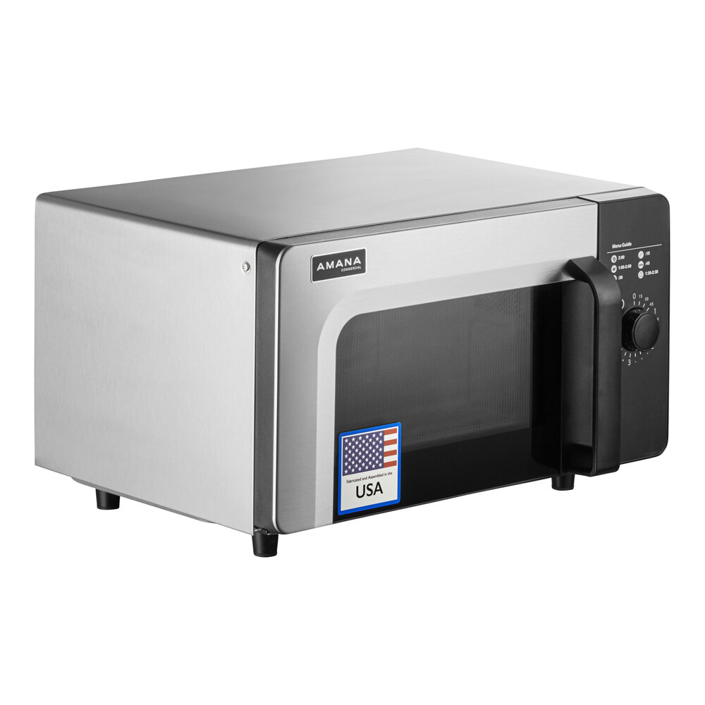 Amana RMS10DSA Microwave with Dial Controls - 1000W