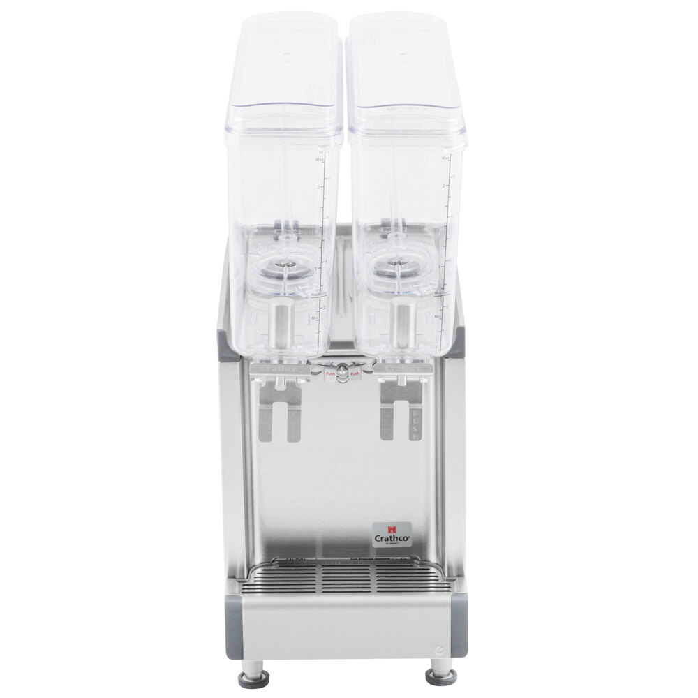 Crathco Mini CS-2E-16S Simplicity Bubbler Series Double 2.4 Gallon Bowl ...