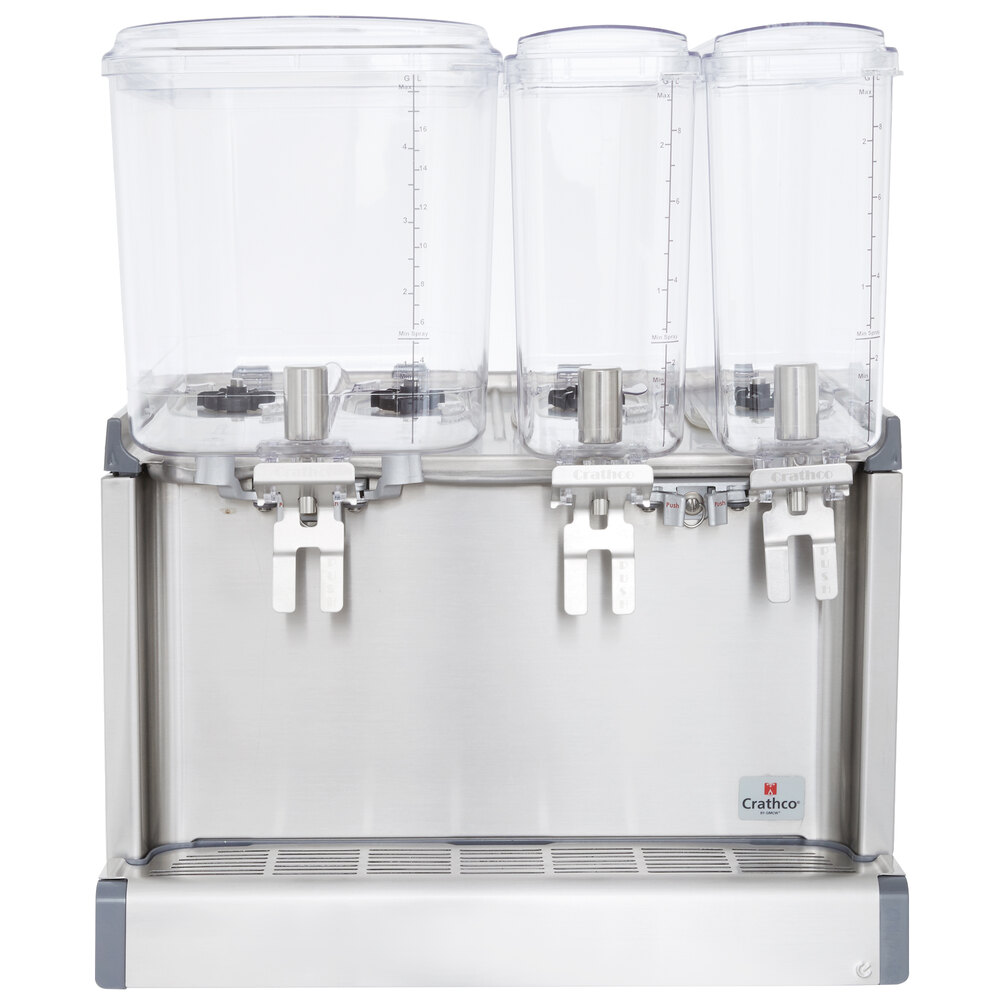 Crathco CS-3D-16 Simplicity Bubbler Series Triple Bowl Premix Cold ...