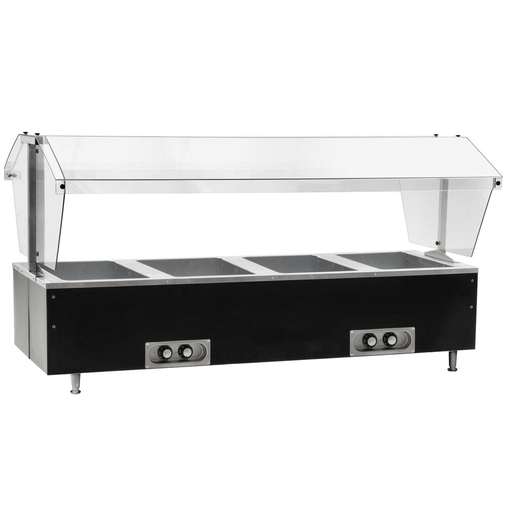 Eagle Group CDHT4 Deluxe Service Mates Four Pan Open Well Tabletop Hot ...