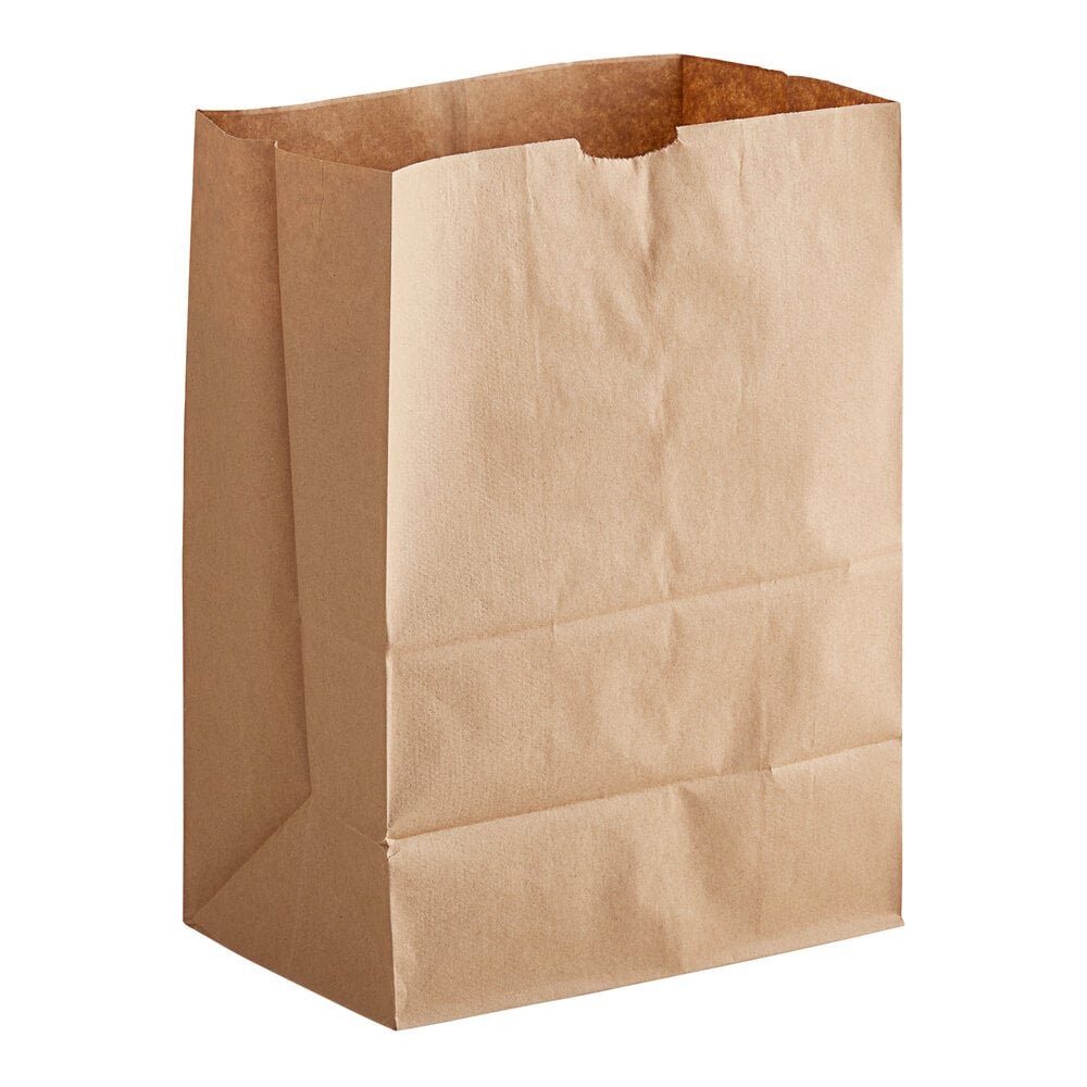 Duro 1/8 Brown Paper Bags - 500/Bundle