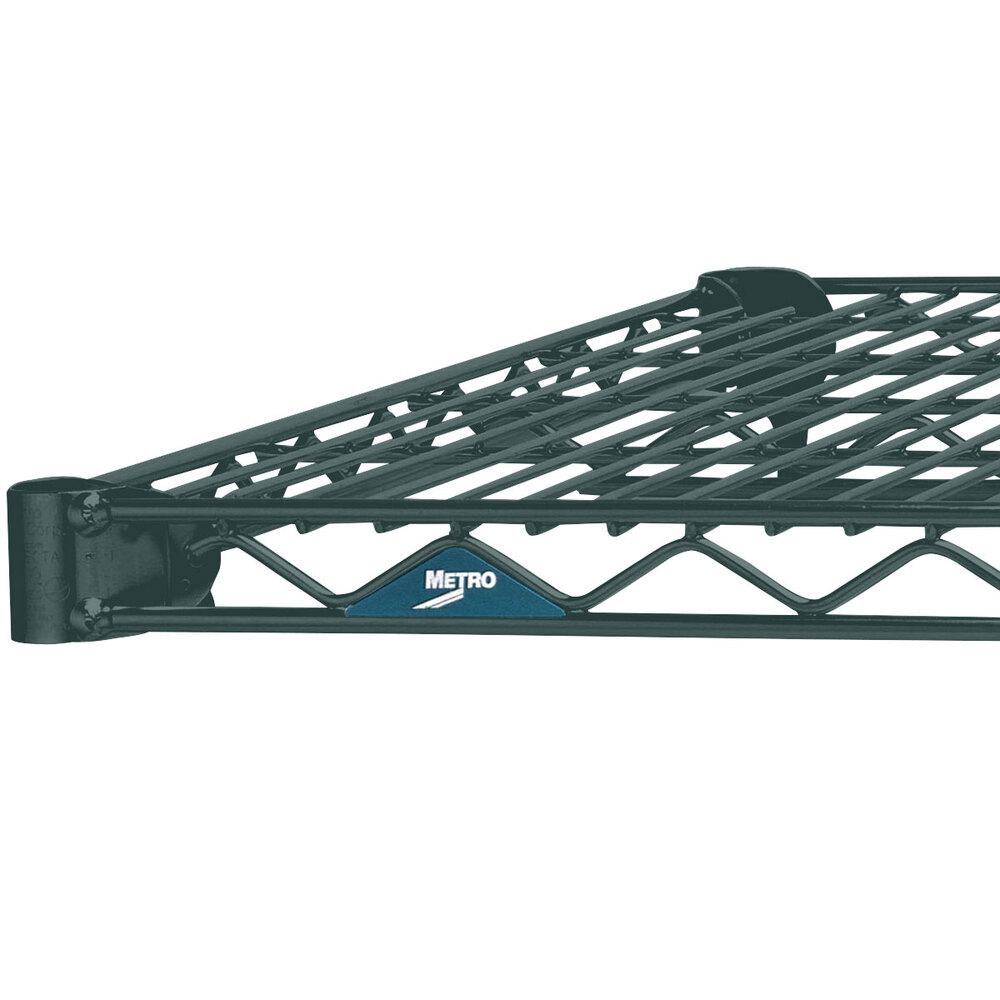 Metro 1442N-DSG Super Erecta Smoked Glass Wire Shelf - 14" x 42"