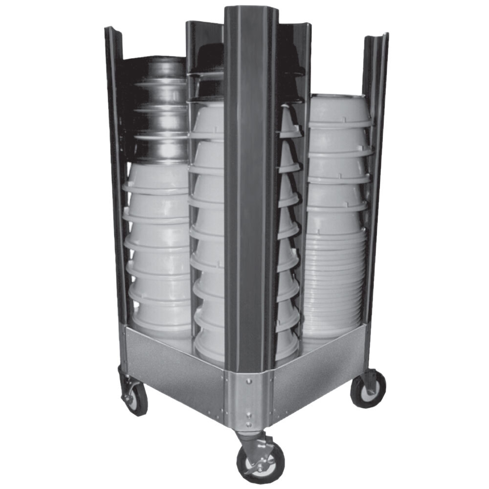 Cres Cor 501-10-480B Plate Cover Dolly with Four Dividers