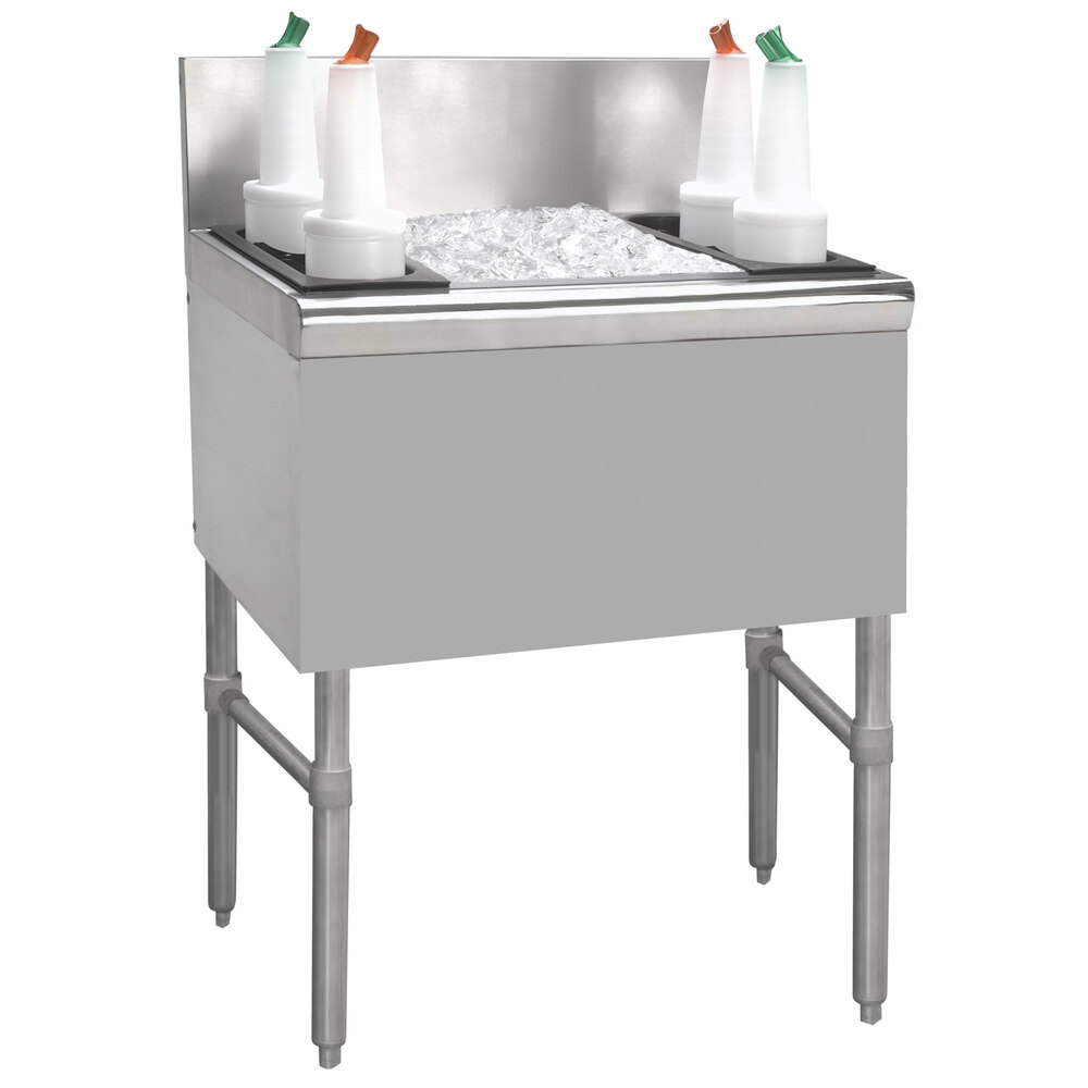 Advance Tabco PRI-24-24 Prestige Series 25" x 24" Underbar Ice Bin - 70 lb.