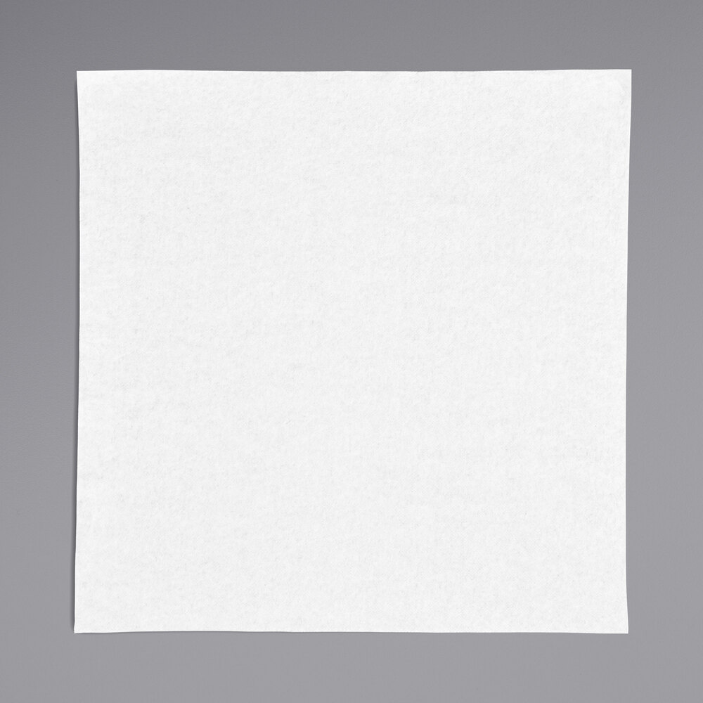 Choice 15" x 16" White Linen-Feel Flat-Packed Dinner Napkin - 500/Case