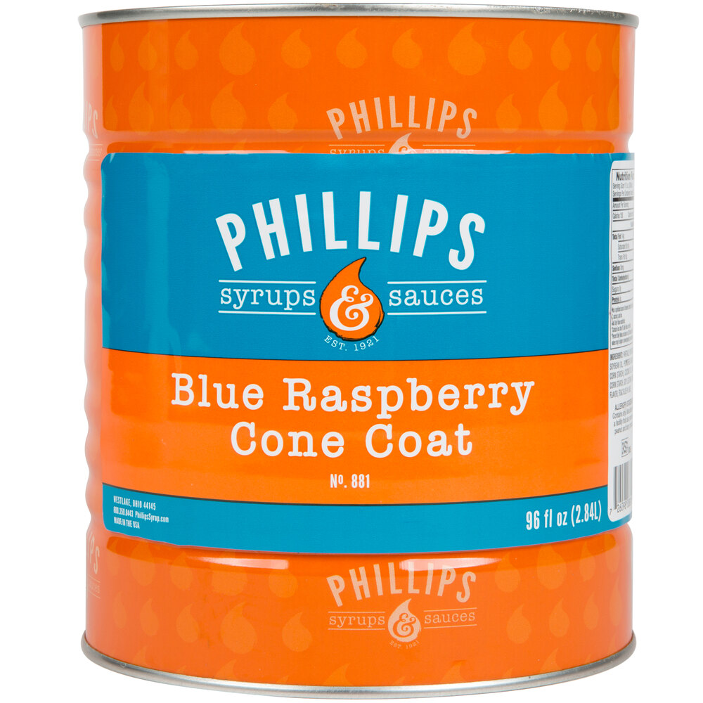 Phillips Blue Raspberry Ice Cream Shell Coating - #10 Can
