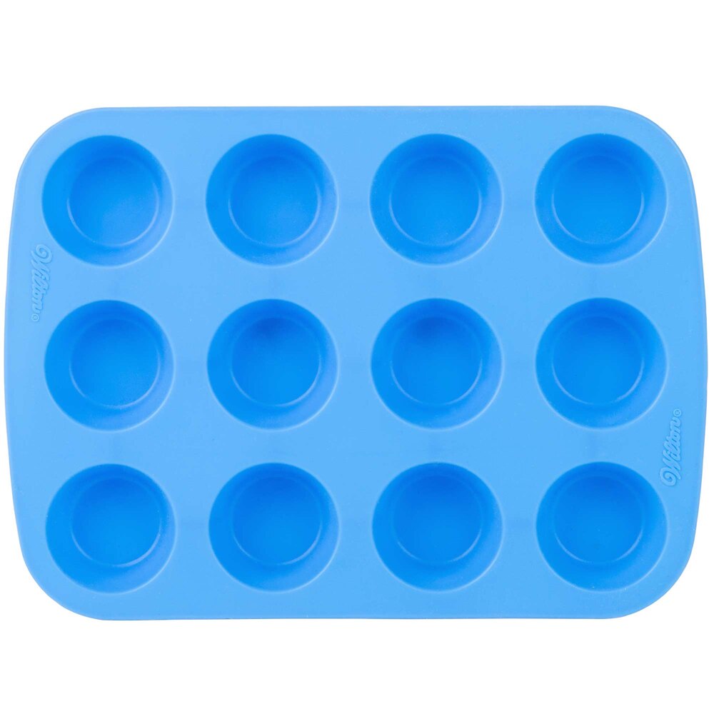 Wilton 2105 4829 Easy Flex Silicone 12 Cup Mini Muffin Mold wilton-2105-4829-easy-flex-silicone-12-cup-mini-muffin-mold