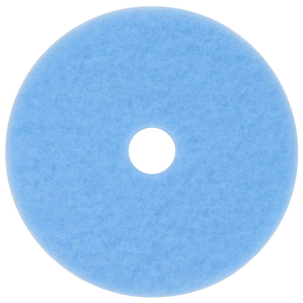 3M 3050 Hi Performance 24 Sky Blue Burnishing Floor Pad 5 Case