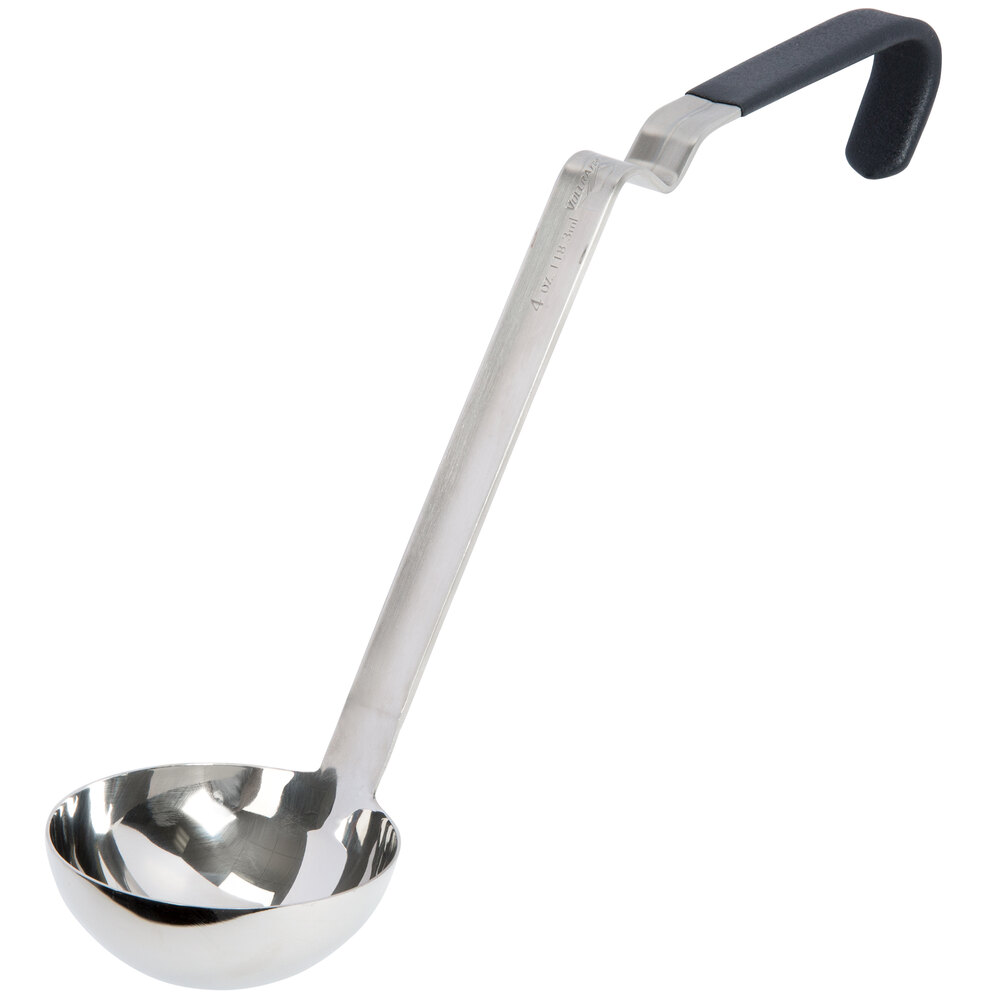 Vollrath 4980422 Jacob's Pride® 4 oz. One-Piece Stainless Steel Ladle ...
