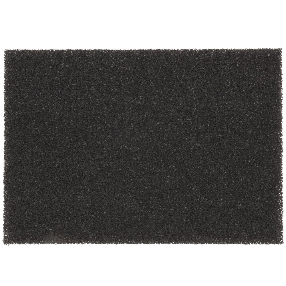 3M 7300 14" x 20" Black High Productivity Stripping Pad - 10/Case