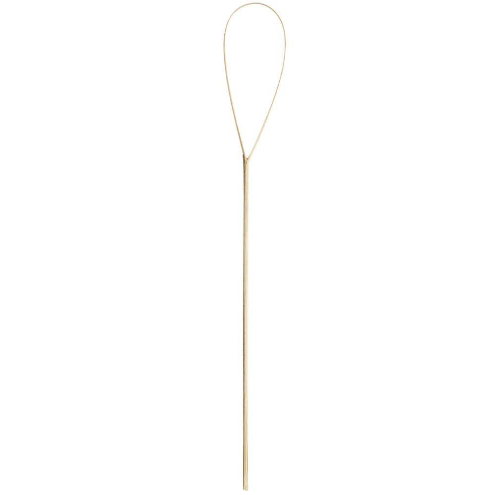 TableCraft BAMLP45 Looped 4 1/2" Bamboo Pick - 100/Pack