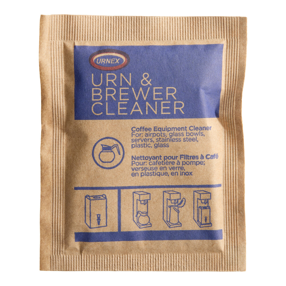 Urnex Coffee Urn & Brewer Cleaner (Powder Packets) - 100/Case