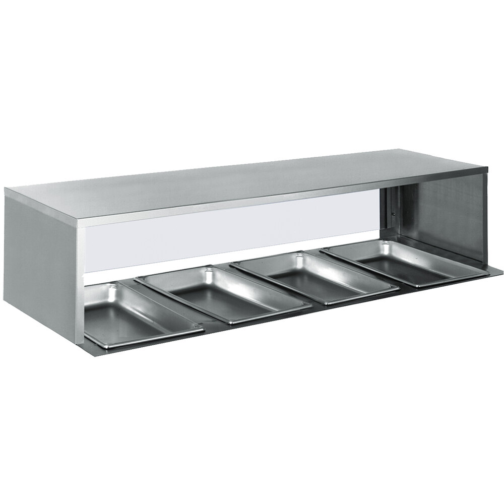 Eagle Group SSP-HT4 63 1/2" x 18" Stainless Steel Serving Shelf for 4 ...