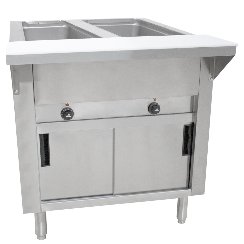 Advance Tabco SW-2E-240-DR-T Two Pan Electric Hot Food Table with ...