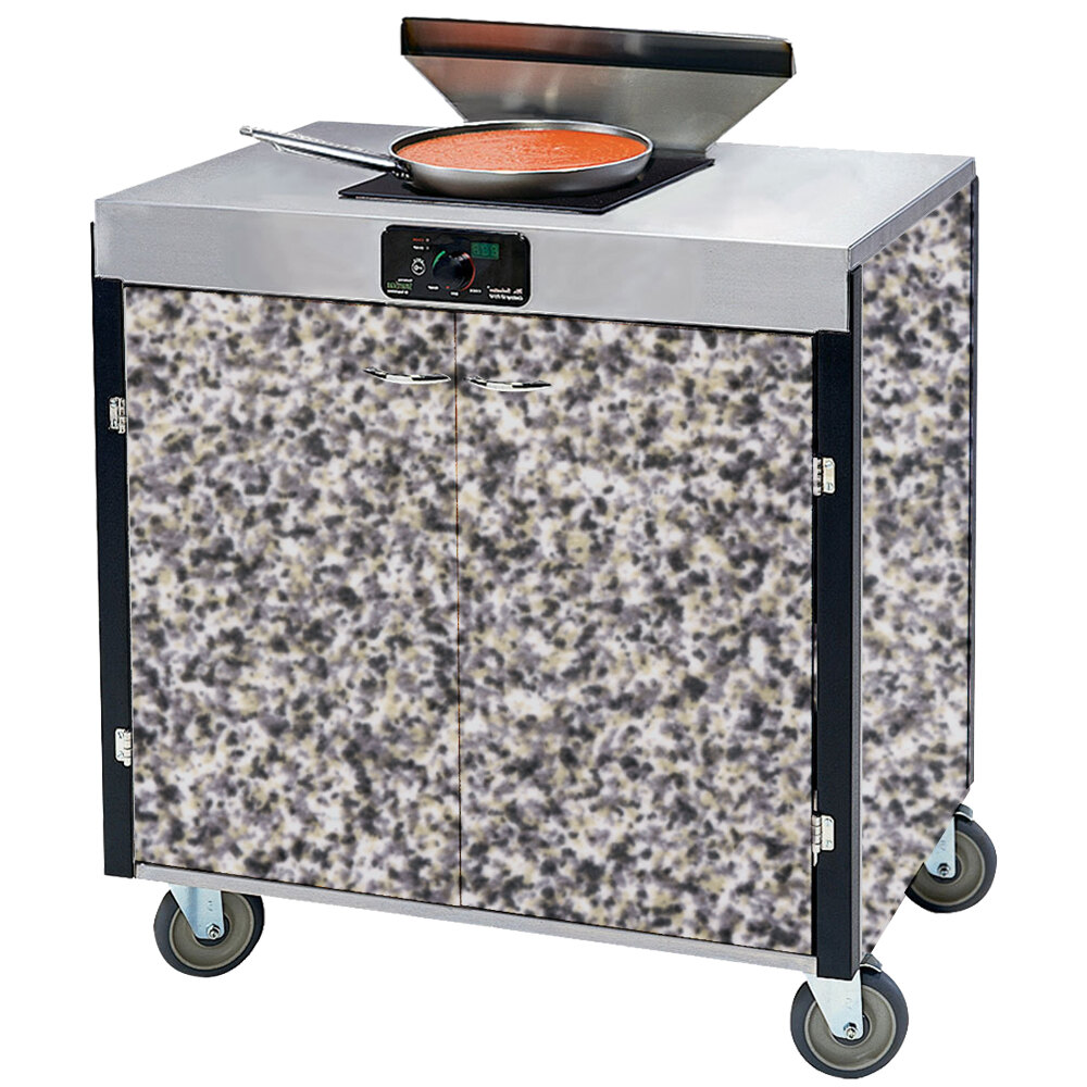 Lakeside 2065GS Creation Express™ Mobile Cooking Cart with 1 Induction ...