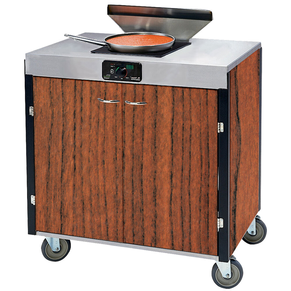 Lakeside 2065VC Creation Express™ Mobile Cooking Cart with 1 Induction ...