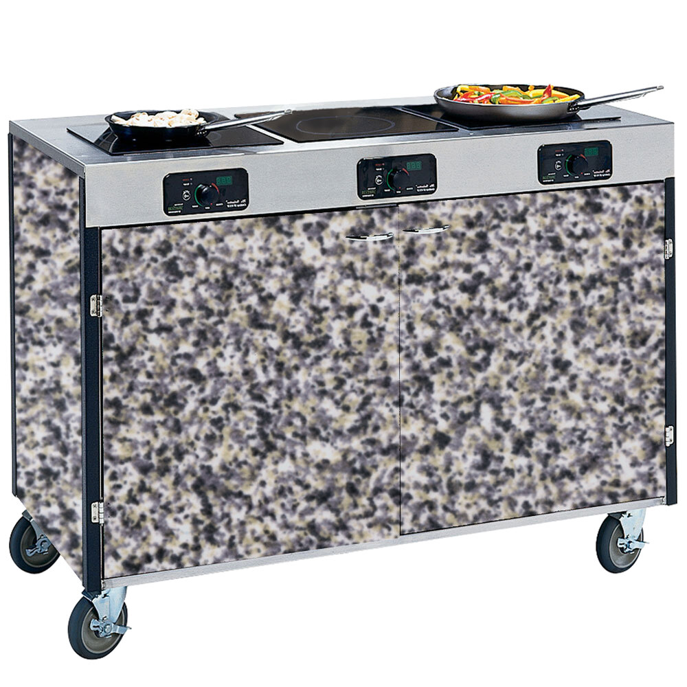 Lakeside 2080GS Creation Express™ Mobile Cooking Cart with 3 Induction ...