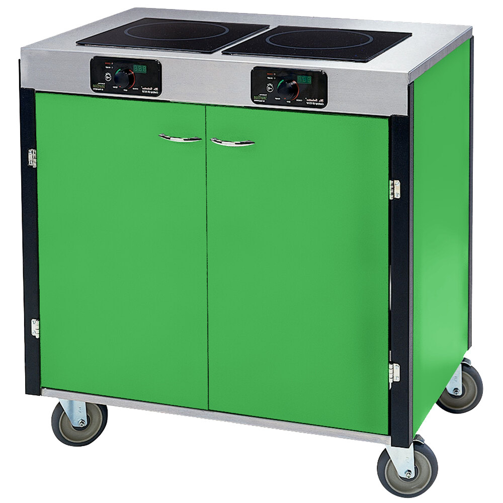 Lakeside 2070G Creation Express™ Mobile Cooking Cart with 2 Induction ...